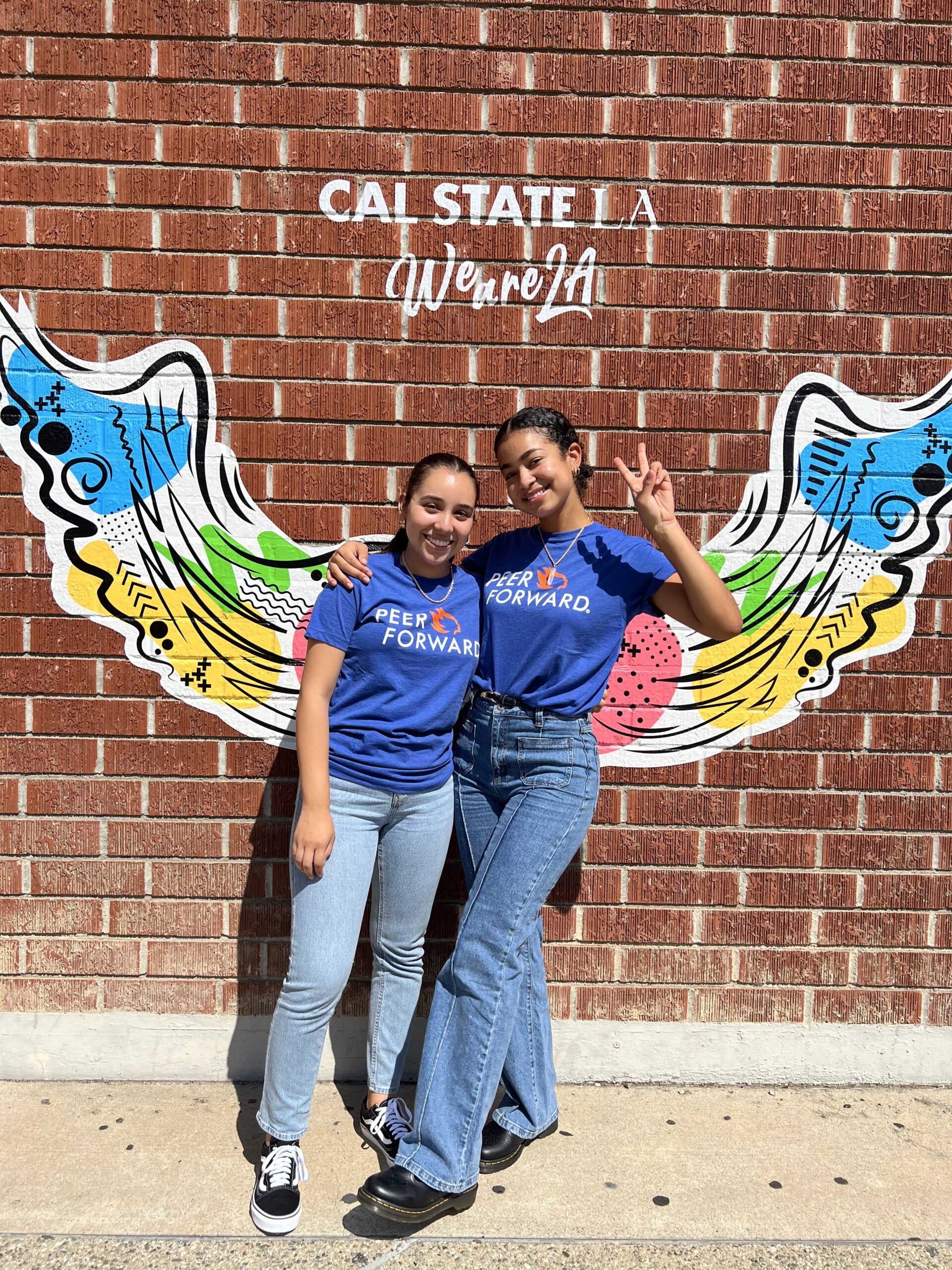 Anyston and Katherine build peer connections at Cal State LA - PeerForward Anyston and Katherine build peer connections at Cal State LA - PeerForward