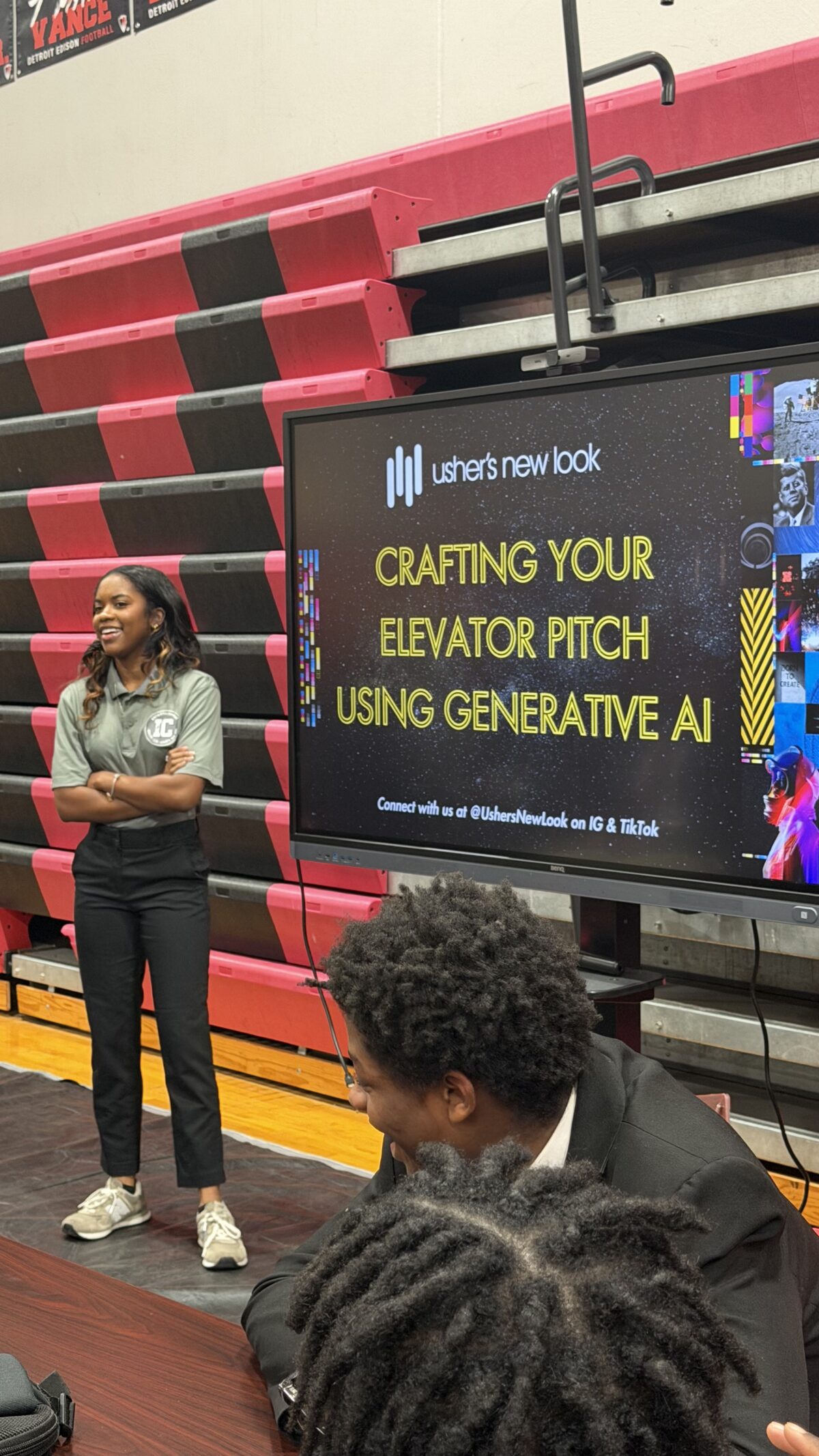 Usher's New Look Helps PeeForward Students Find their Pitch - PeerForward